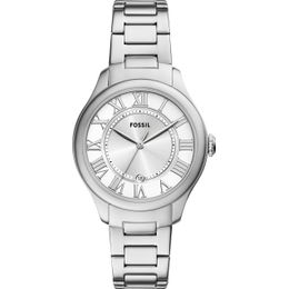 Fossil Damen Quarzuhr "GILMORE"edelstahlfarben, Armbanduhren, Armbanduhr, Damenuhr, Edelstahlarmband, analog, Tag