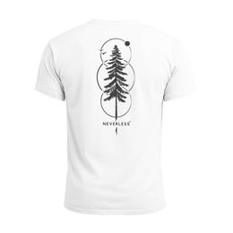 Neverless Shirt 'Outdoor Baum' male size XS White