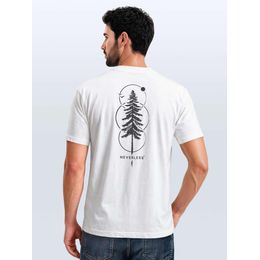 Neverless Shirt 'Outdoor Baum' male size S White