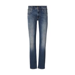 REPLAY Herren Slim-fit-Jeans "Replay ANBASS"medium blau, Gr. 32, unifarben, 99% Baumwolle, 1% Elasthan, Jeans