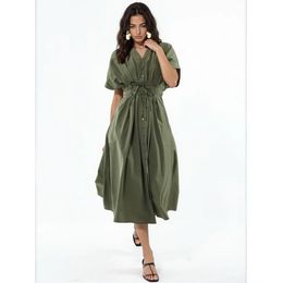 Busem Kleid Damen Gr&ouml;&szlig;e 42 gr&uuml;n Sommerkleid