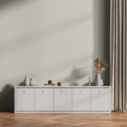 Livingwalls LIVING WALLS Vliestapete "3D-Tapete Wellenmuster - Moderne Vliestapete", B/L: 0,53m x 10,5m, Rollen: 1, beige, Wohnzimmer, Tapeten