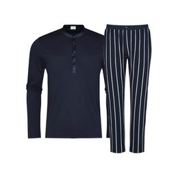 Mey Pyjama lang 'Valsted' Herren Gr&ouml;&szlig;e XL dunkelblau
