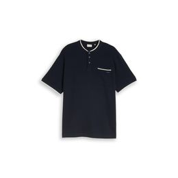 Tom Tailor Men + Shirt male size 4XL Navy / White