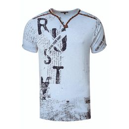 Rusty Neal T-Shirt Herren Gr&ouml;&szlig;e S blau