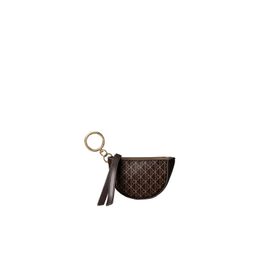 Calvin Klein Damen Schl&uuml;sselanh&auml;nger "MINI POUCH CHARM", braun, Lederimitat, Basic, Schl&uuml;sselanh&auml;nger, Taschen Charm, Bag Charm mit Rei&szlig;verschluss