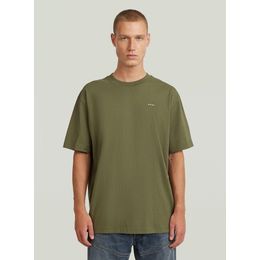 G-Star Raw G-STAR Herren T-Shirt "Relaxed Base T-Shirt", gr&uuml;n, Gr. M, Obermaterial: 70% Baumwolle, 30% Baumwolle, Shirts