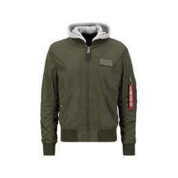 Alpha Industries &Uuml;bergangsjacke 'MA-1 TT' Herren Gr&ouml;&szlig;e M dunkelgr&uuml;n Sommerjacke