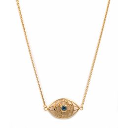 CAI ca&iuml; Kette Damen Gr&ouml;&szlig;e One Size blau / gold