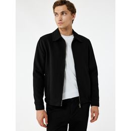 KOTON &Uuml;bergangsjacke Herren Gr&ouml;&szlig;e L schwarz Sommerjacke