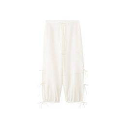 Mango Pyjamahose Damen Gr&ouml;&szlig;e L hellbeige Sommerkleid