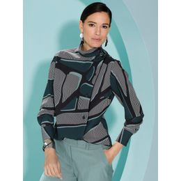 Bluse mit Stehkragen