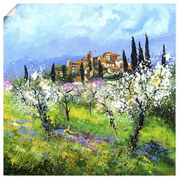 Wandbild Artland, B:30cm H:30cm T:0,1cmfarbe bild(er): gr&uuml;n, Papier, Wohnzimmer, Bilder, "Spring in Provence", als Alubild, Leinwandbild, Poster,