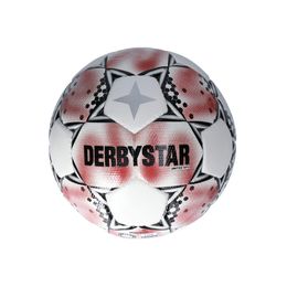 Derbystar Ball Herren Gr&ouml;&szlig;e 5 rot / schwarz / wei&szlig;
