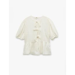 KOTON Bluse Damen Gr&ouml;&szlig;e M wei&szlig;