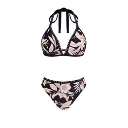 Cupshe Bikini female size L Mauve / Pastel pink / Black