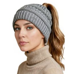 Neverless M&uuml;tze '36928' Damen Gr&ouml;&szlig;e 54/64 grau
