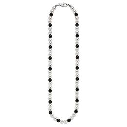 Bruno Banani Lm Kette Damen Gr&ouml;&szlig;e One Size schwarz / silber / perlwei&szlig;