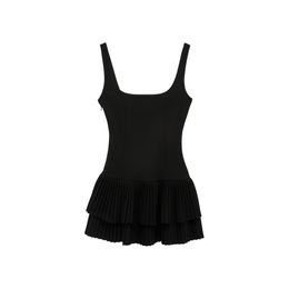KOTON Kleid Damen Gr&ouml;&szlig;e 42 schwarz Sommerkleid