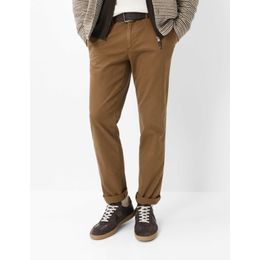 Brax Herren Chinohose "Style EVEREST", braun, Gr. 23, Web, 77% Baumwolle, 20% Lyocell, 3% Elasthan, Hosen
