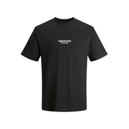 Jack & Jones Jack & Jones Junior T-Shirt 'JORVesterbro' Jungen Gr&ouml;&szlig;e 164 schwarz / wei&szlig;