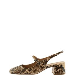 H&ouml;gl H&ouml;gl Slingpumps 'Lilian' Damen Gr&ouml;&szlig;e 43 cognac / schwarz