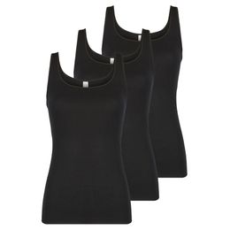 Nina von C. Unterhemd 'Fine Cotton' Damen Gr&ouml;&szlig;e XXL/XXXL schwarz