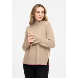 Frieda & Freddies New York Damen Strickpullover "Frieda & Freddies Pullover"desert beige, Gr. 36, FRIEDA & FREDDIES, 70% Wolle, 30% Kaschmir, Pullover