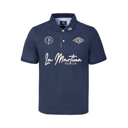 La Martina Poloshirt 'MCP301' Herren Gr&ouml;&szlig;e M navy / wei&szlig;