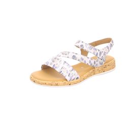 Gabor Sandale Damen Gr&ouml;&szlig;e 38.5 creme / anthrazit / wei&szlig;
