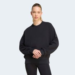 Damen Sweatshirt "W SL L SW", schwarz, Gr. L, adidas Sportswear, Obermaterial: 51% Polyester, 25% Modal, 15% Baumwolle, 9% Elasthan, Sweatshirts