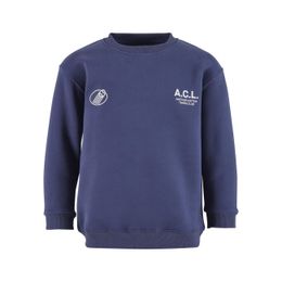 M&auml;dchen Sweater "Another Cotton Lab", blau, Gr. 146, ANOTHER COTTON LAB, bedruckt, 60% Baumwolle, 40% Polyester, Sweatshirts