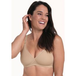 Rosa Faia Damen Soft-BH "Selma Pure", Gr. 90, beige, Spacer, Obermaterial: 59% Polyester, 27% Polyamid, 14% Elasthan, unifarben, BHs, Spacer-Schale,
