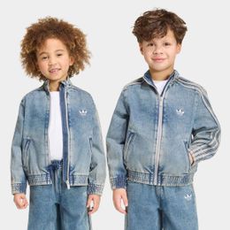 Jungen Outdoorjacke "FIREBIRD ORIGINALS, DENIM, LOCKER GESCHNITTEN", blau, Gr. 116, adidas originals, Obermaterial: 100% Baumwolle, Jacken