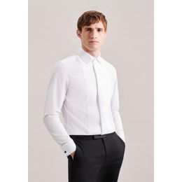 Seidensticker Herren Smokinghemd "Schwarze Rose", wei&szlig;, Gr. 45, unifarben, 100% Baumwolle, Hemden, Gala Uni