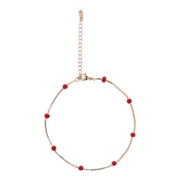 NAEMI Fu&szlig;kette Damen Gr&ouml;&szlig;e One Size rot