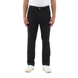 PROJECT INDIGO Herren 5-Pocket-Hose "Project Indigo M 1.0 Ray", schwarz, Gr. 38, 62% Polyester, 34% Viskose, 4% Elasthan, Hosen