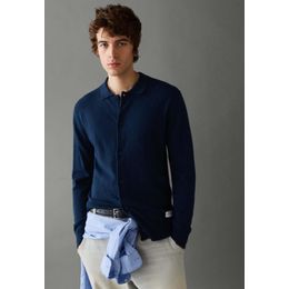 Pepe Jeans Herren V-Ausschnitt-Pullover "jumper ANDRE POLO", blau, Gr. L, 94% Baumwolle, 3% Wolle, 3% Kaschmir, Pullover