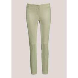 Madeleine Mode MADELEINE Damen Stoffhose "Hose Schlanke Stretch-Hose mit Vichy-Karo", gr&uuml;n, Modern, Gr. 48, Obermaterial: 74% Viskose CV. 23% Polyamid PA. 3%