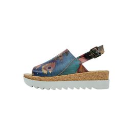 DOGO Sandale 'DOGO Gigi - Blooming Dog' Damen Gr&ouml;&szlig;e 40 blau