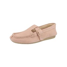 Clarks Mokassin 'Freckle Tbar' Damen Gr&ouml;&szlig;e 42 altrosa Sommerschuhe