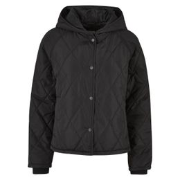 Urban Classics Damen Langmantel "Urban Classics Damen"schwarz, Gr. M, unifarben, 100% Polyester, Jacken