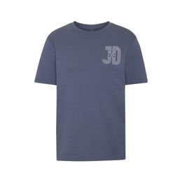 John Devin Herren T-Shirt "Printshirt aus Baumwolle", blau, Gr. 4XL, Single Jersey, Obermaterial: 100% Baumwolle, Shirts, Kurzarm, bedruckt,