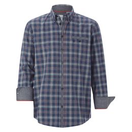 Babista Button Up Shirt 'Ilan' male size XXXL Blue / Brown / White