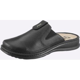 MUBB Herren Clog, Gr. 46, schwarz, Leder, Basic, Schuhe