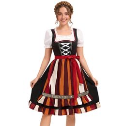 Yesfashion Dirndl Damen Gr&ouml;&szlig;e 44 orangerot
