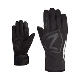 Ziener Damen Fahrradhandschuhe "DAQUA-Z AQUASHIELD TOUCH", schwarz, Gr. 7, Materialmix, Handschuhe, wasserdicht, winddicht, atmungsaktiv, gepolsterte