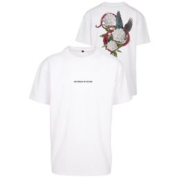 Herren Kurzarmshirt "Upscale by Mister Tee Unisex We Dream in Colors Oversize Tee"wei&szlig;, Gr. XS, UPSCALE BY MISTER TEE, unifarben, 100% Baumwolle,