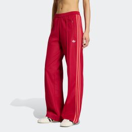 Damen Sporthose "CLASSIC", rot, Gr. L, adidas originals, Obermaterial: 52% Baumwolle, 48% Polyester, Hosen