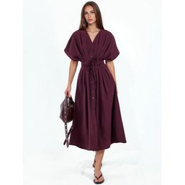 Busem Kleid Damen Gr&ouml;&szlig;e 36 burgunder Sommerkleid